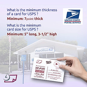 NextDayLabels - 8-1/2 x 11 Laser and Inkjet Printer Postcards 4 up Per Page, (4-1/4" x 5-1/2" After Perf) 100 Sheets / 400 Cards