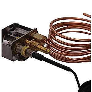 METER STAR Propane Gas Fire Pit Heater Replacement Parts Flame Pilot Burner Assembly Kit