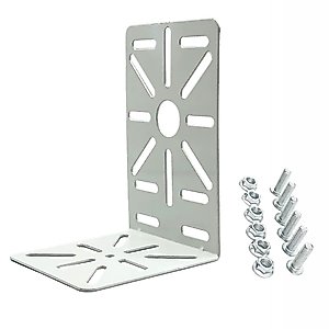 OwlCat L-Shape Dome Camera Bracket,Universal Wall Ceiling Mount Bracket for Security CCTV Hikvision Dome Camera, CCTV Security White 3026 0