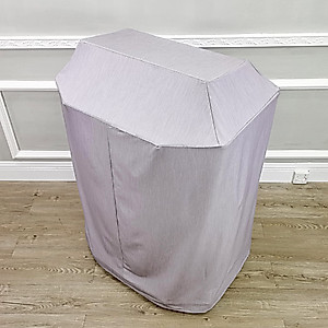 FixtureDisplays® Podium Protective Cover Pulpit Cover Lectern Padded Cover, Gray 7 oz Poly Blend Fabric, 31.5" Wide X 46" Tall X 23" Deep 1803-10-2D