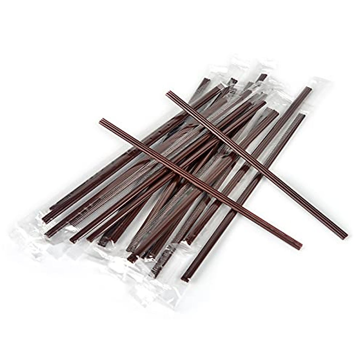 Coffee Stirrers Sticks 400 Individually Wrapped 6.7in，Disposable coffee straw stirring rod，Coffee Straw，Disposable Plastic Drink Stirrer Sticks Health and Safety Three-hole coffee straw