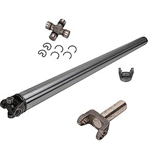 Speedway Motors U-Weld-It Custom Steel Driveshaft Kit, 1310 Universal Joints Series, 3 Inch O.D., 50 Inch Length of Tubing, Includes GM 27 Spline Slip Yoke