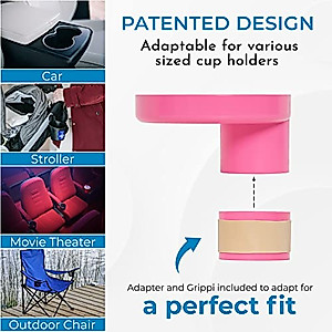 Travel Tray for Cupholders (Hot Pink)