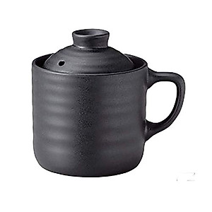 Donabe Microwave Rice Cooker Mug, 500ml, Random Color - Either Black or White