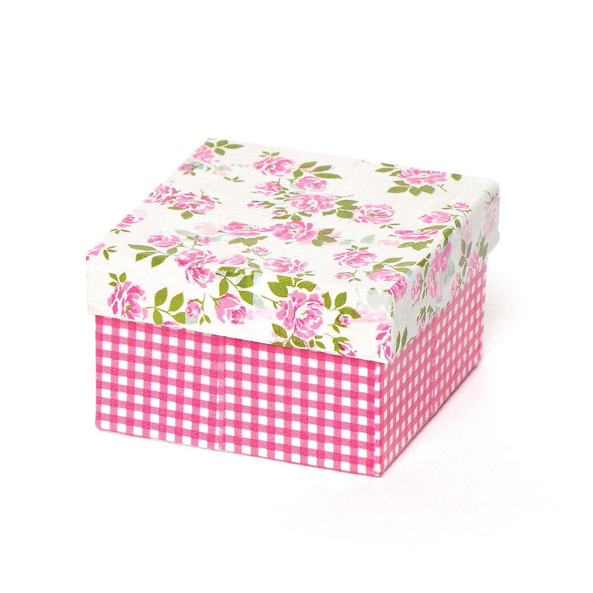 Baker Ross Box, for Kids to Paint, Decorate and Personalise for Arts and Crafts Activities (Pack of 6), 75mm x 75mm, Brown