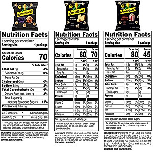 Smartfood Popcorn Variety Pack, 0.5 Ounce (Pack of 40)
