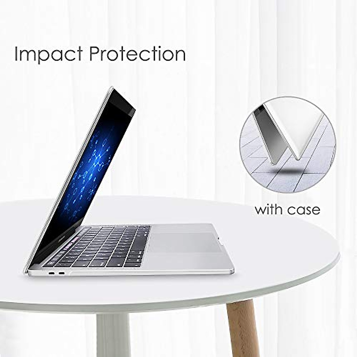 Fintie Case for MacBook Pro 13 Inch A2338(M2 M1) A2251 A2289 A2159 A1989 A1706 A1708 - Snap On Hard Shell Case Cover for MacBook Pro 13 2016-2022 Release with/Without Touch Bar, Crystal Clear