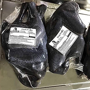 Poultry Shrink Bags,50Pack 13x18Inches Clear Poultry Heat Shrink Wrap BPA Free Freezer with 50 Zip Ties,50PCS Freezer Labels and a Silicone Straw for Chickens,Rabbits