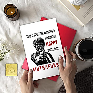 Funny Samuel Birthday Card for Brothers Sisters,Rude Bday Card for Boyfriend Girlfriend Wife Husband Family Friend