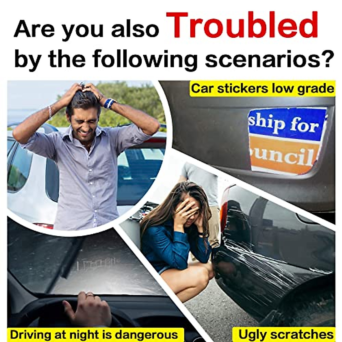 Sukh New Driver Magnet for Car - Student Driver Magnet for Car Boys and Girls New Student Driver Sticker Reflective Safety Signs Reusable Movable 3 Pcs