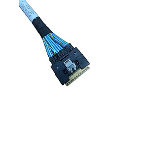 DiliVing 𝐃𝐢𝐋𝐢𝐧𝐤𝐞𝐫 𝐒𝐥𝐢𝐦𝐒𝐀𝐒 X8 to 8*𝐒𝐀𝐓𝐀,𝐒𝐅𝐅-𝟖𝟔𝟓𝟒 74P to 8*𝐒𝐀𝐓𝐀 7P, SlimSAS Host/RAID to SATA Target HD, 85CM Cable