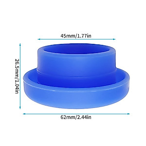 5 Gallon Water Jug Cap | Reusable Replacement No Spill Lids For Water Jug 5 Gallon Plastic Bottles Caps | Silicone Non-Spilling Replacement Cap Fits 5 Gallon Water Bottles | 55mm Bottles | Pack of 3