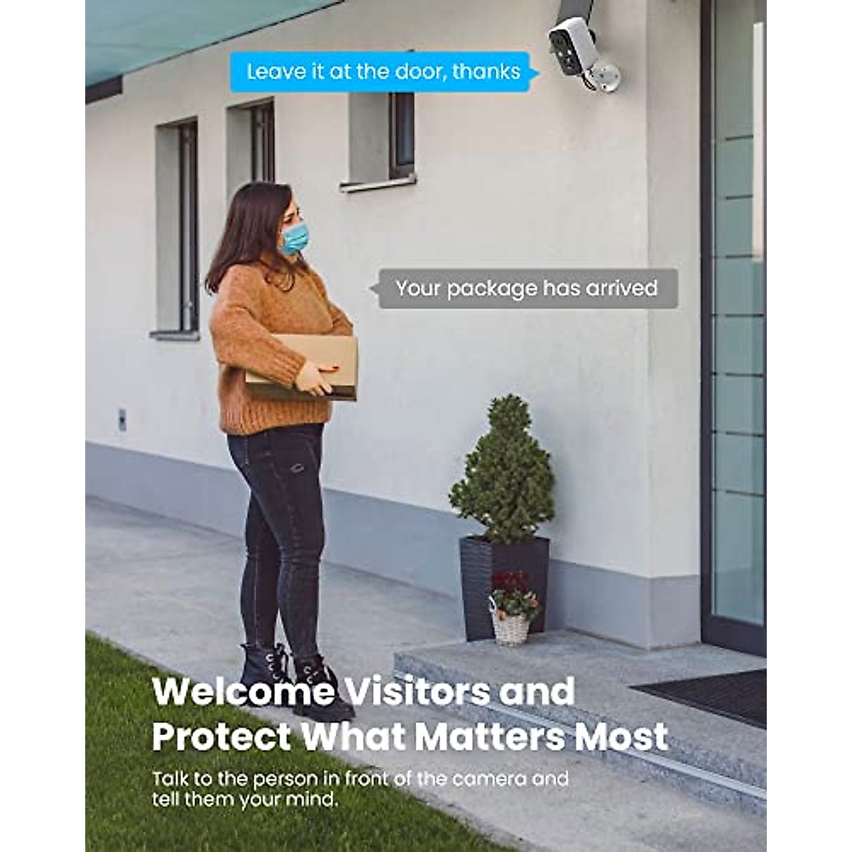 【2022】Security Cameras Wireless Outdoor with Solar Panel-FOAOOD Cameras for Home Security, Home Camera with Color Night Vision, PIR Human Detection, 2-Way Talk, IP66 Waterproof, SD Card/Cloud Storage