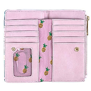 Loungefly Disney Stitch and Scrump Floral Bi-Fold Wallet