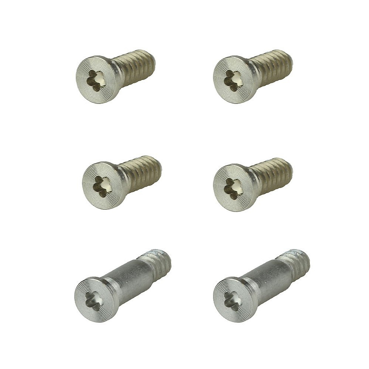 Silver Pentalobe Bottom Case Screws and Pentalobe Screwdriver Compatible with MacBook Retina 15-inch A1707 and A1990, Year 2016-2020