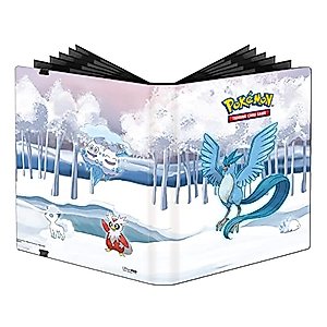 Ultra PRO - Pokémon Gallery Series Frosted Forest 9-Pocket PRO Binder - Store and Protect up to 360 Standard Size Cards In Side Loading Pockets, Perfect for Collectible Trading Cards and Gaming Cards