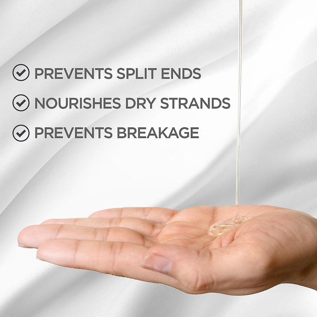 BioSilk Silk Therapy Lite, Leave-In Reconstructing Treatment To Smooth Fine & Thin Hair, Sulfate, Paraben & Cruelty-Free, 2.26 Oz