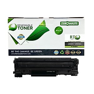 Renewable Toner Compatible MICR Toner Cartridge Replacement for Canon 126 3483B001 ImageCLASS LBP6200d LBP6230dw