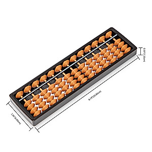 Digital Standard Abacus-20 cm-Professional 13-Column Soroban Calculator (Functional and Educational Tool)