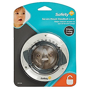 Safety 1st Deadbolt Lock Clear Carded