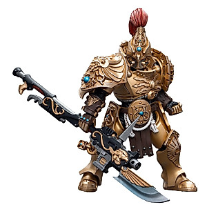 HiPlay JoyToy Warhammer 40K Collectible Figure: Adeptus Custodes Custodian Guard with Guardian Spear 1:18 Scale Action Figures JT7806 (Guard with Guardian Spear)
