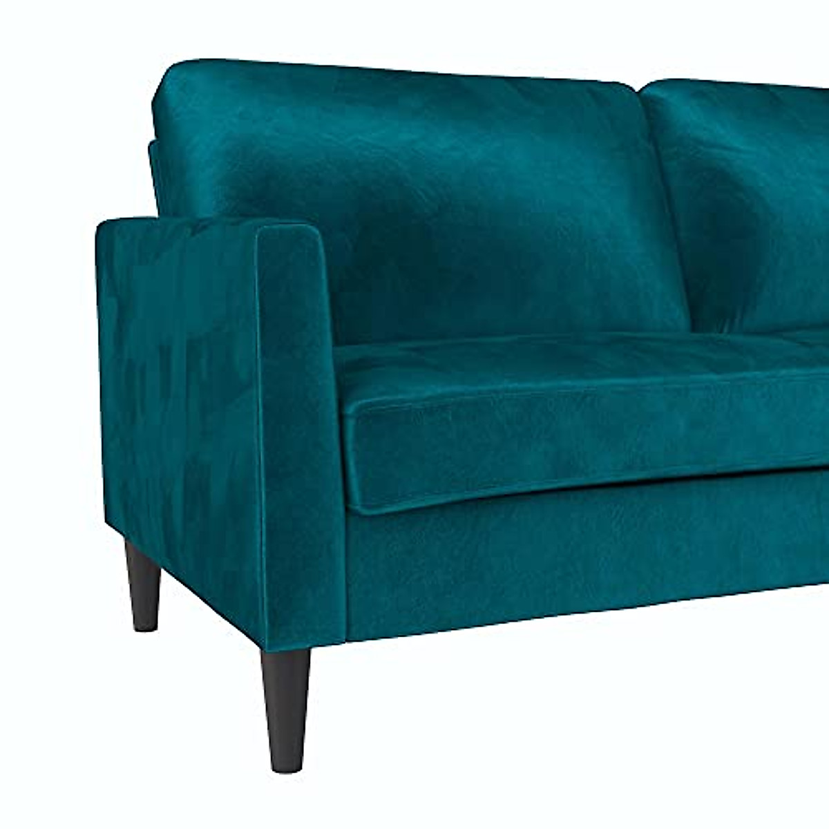 Mr. Kate Winston Sofa with Pocket Coils, Green Velvet