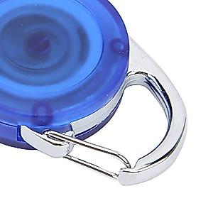 SALUTUY Retractable Steel Wire Retractor, Fly Fishing Double Retractor 48cm Fly Fishing Tools Portable Independent Fixation for Camping for Fishing