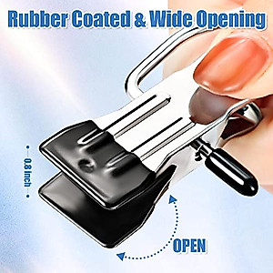 Legging Organizer for Closet, 30 Pack Boot Hangers for Closet, 360° Rotating Hangers for Boots/Jeans/Yoga Pants, Portable Stainless Steel Single Clips with Rubber Coated for Travel