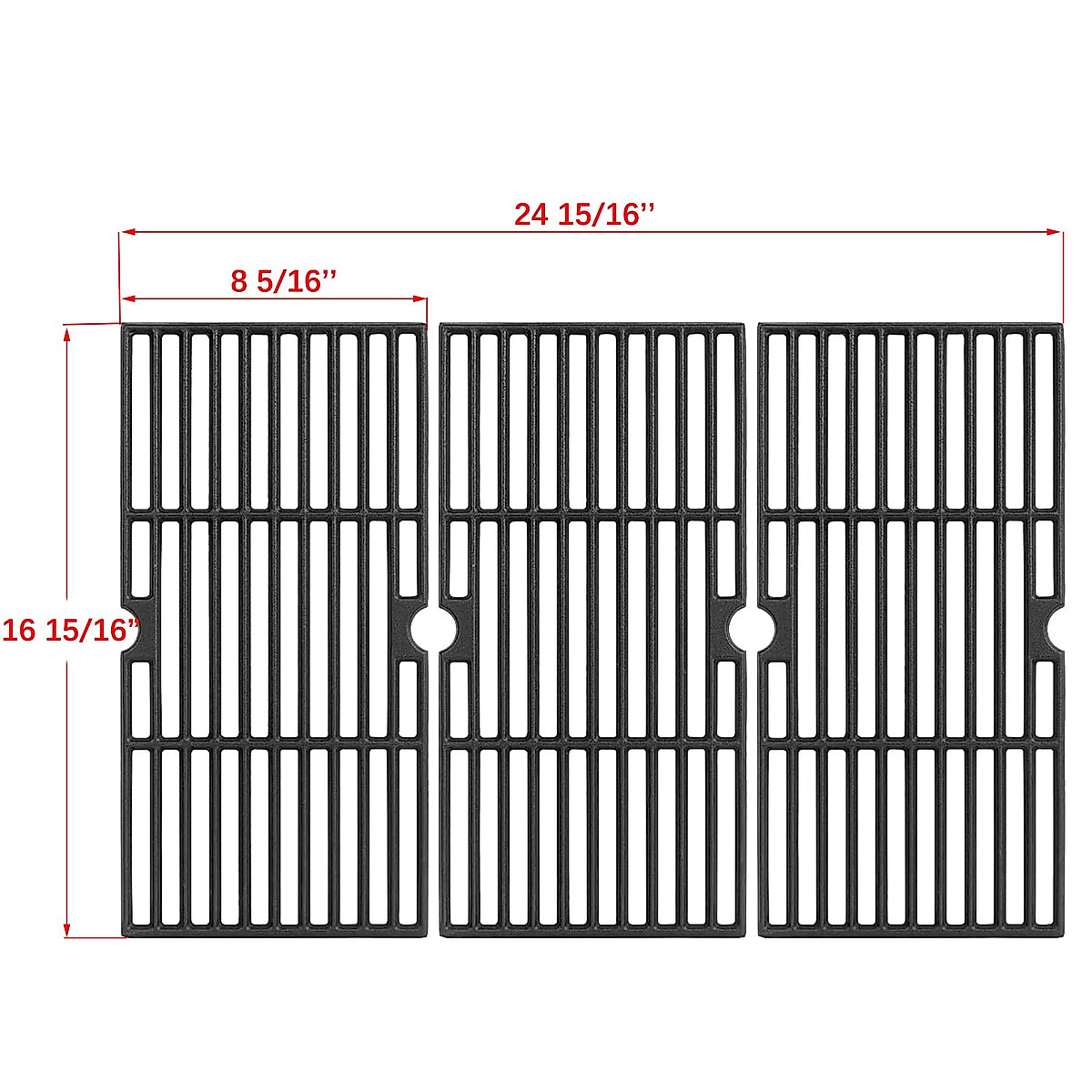 Replacement Parts for Charbroil Grill Grates 463344116 463370719 463343015 G460-0500-W1 G421-0008-W1 Charbroil Advantage 3 4 Burner Gas 2 Coal Parts 463340516 Char-Broil Tru Infrared 463336016