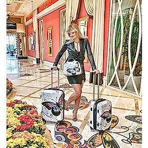 World Traveler Butterfly Luggage, 4-Piece Set