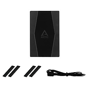 ARCTIC Case Fan Hub - 10-fold PWM Fan Distributor with SATA Power, Fan Hub - Black