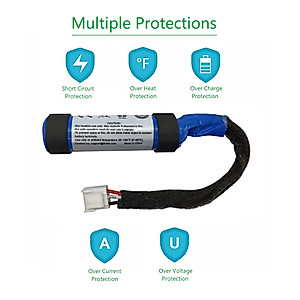 FIVO Replacement Battery for Harman Kardon Onyx Studio, Onyx Studio 2 and Onyx Studio 3 Wireless Bluetooth Speaker, 3.7v 2600mAh