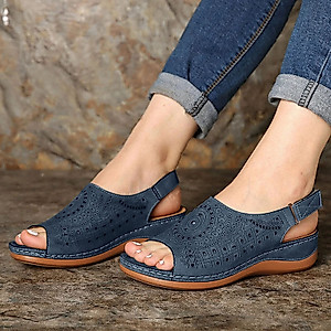 ZHOUXINGB Clear Heels for Women Wide Width Sandals for Women Plus Size Heels Fashion Sandals Running Sneakers Non Slip Shoes Low Heel Slippers Waterproof Black Chunky Heels for Women