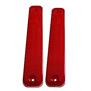 KYYET Rear Red Lens Side Marker Light Housing Fits for Ford F Series Truck 1973-1979/ Bronco 1978-1979/ E-Series Econoline 1975-1991