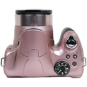 Polaroid IE6035-RG-STK-4 iE6035 18MP 60x Optical Zoom Digital Camera, Rose Gold Bundle with Lexar 32GB Memory Card, Deco Gear Camera Bag, Lens Blower, Lens Pen, 12inch Tripod & More