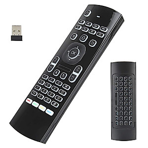 VINGVO Wireless Keyboard, Infrared Sensor Infrared Keyboard, Double Sides Keyboard with Remote Control 2.4G Backlight Gaming Pads for PC, Projectors, TV Boxes, Home Theater