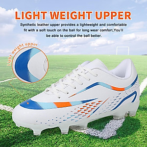 Kids Soccer Cleats Boys Girls Football Cleats For Big Boy Zapatos Para Niños Soccer Shoes For Boys Youth Softball Cleats Baseball Cleats Professional Spikes Competition Football Boots AG FG
