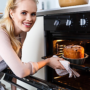 Yungyan 36 Pcs Fluted 4 In Mini Cake Pan Set Nonstick Mini Flan Molds for Baking Small Chocoflan Mold Cake Mold Cup with Flower Shape for Muffin Bavarois Brownie Cupcake Pudding Canele Bread Air Fryer