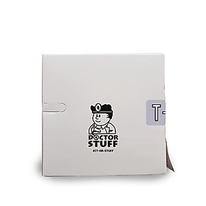 Doctor Stuff - File Folder Labels, Alphabet Letter T, Barkley/Sycom FABKM - BRAM Series Compatible Alpha Stickers, Lavender, 1" x 1-1/2", 500/Roll