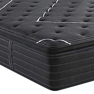 Beautyrest Black 18" K-Class Ultra Plush Pillow Top Mattress and Box Spring, King