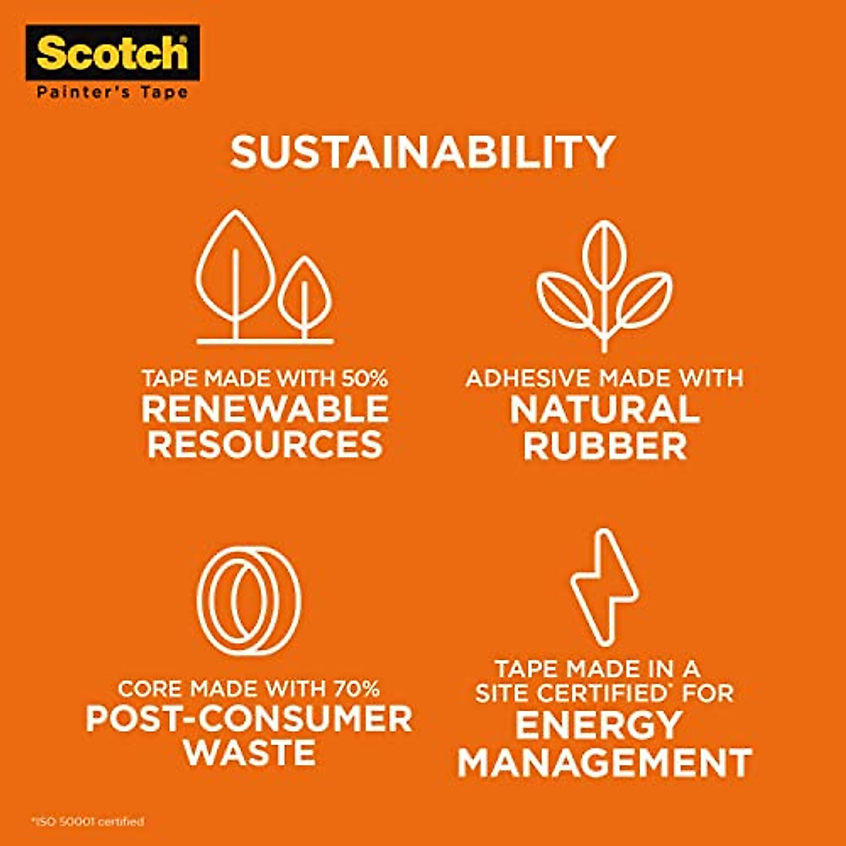 Scotch Heavy Duty Painter's Tape, 0.94 in x 60.1 yd, For Use On Vinyl, Carpet, Metal, & Plastic, Indoor & Outdoor Masking Tape, Bonds Aggressively, 3-Day Clean Removal, 1 Roll (2020+-24AP)