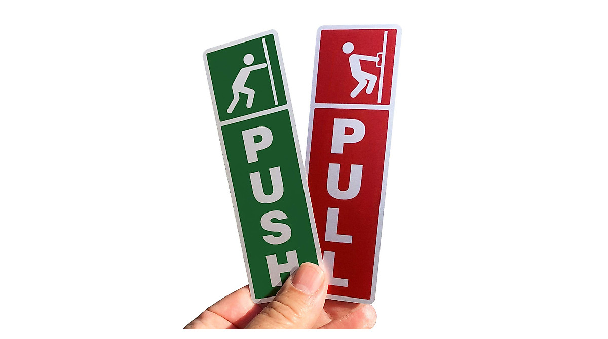 Durable Push/Pull Aluminum Signs Kit | SmartSign