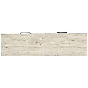 Signature Design by Ashley Cambeck Farmhouse Industrial 6 Drawer Dresser, Whitewash