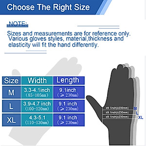 Vaingarb Black Nitrile Gloves Disposable Latex Free,Powder-Free,Medical Exam Gloves 1000 Count X-Large 5 Mil for Industry Working,House Cleaning,Food Prep