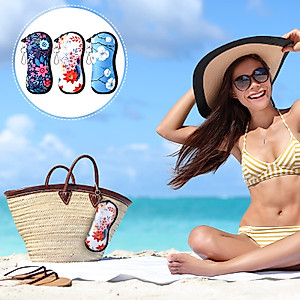 Konohan 3 Pack Sunglasses Soft Case Neoprene Zipper Glasses Case Light Portable Eyeglass Holder Case Safety Pouch Box with Belt Clip for Women Girls