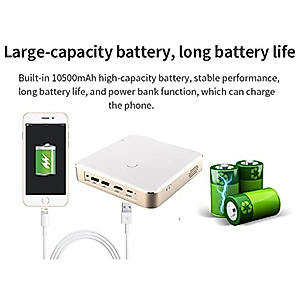 APAINI S350 Mini Dlp Projector Smart Tv Android 9.0 Pico Protable 1080p Outdoor 4k Cinema for Smartphone ( Color : E )