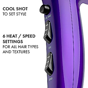 Hot Tools Pro Artist 1875W Turbo Ceramic + Ionic Hair Dryer | Fast Dry, Lightweight