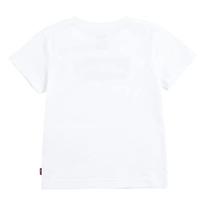 Levi's Big Boys' Classic Batwing T-Shirt, White, S