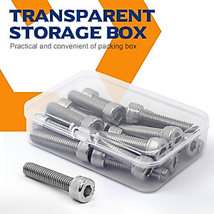 M8-1.25 x 60mm Socket Head Cap Screws Metric, Allen Socket Drive, 304 Stainless Steel (A2-70), Full Thread, Bright Finish, Machine Thread, Quantity 10