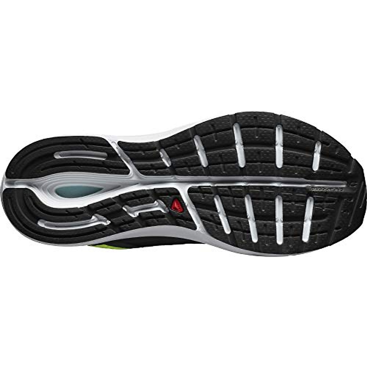 Salomon Sonic 3 Confidence Road Running Shoes for Men, Ebony/White/Safety Yellow, 7